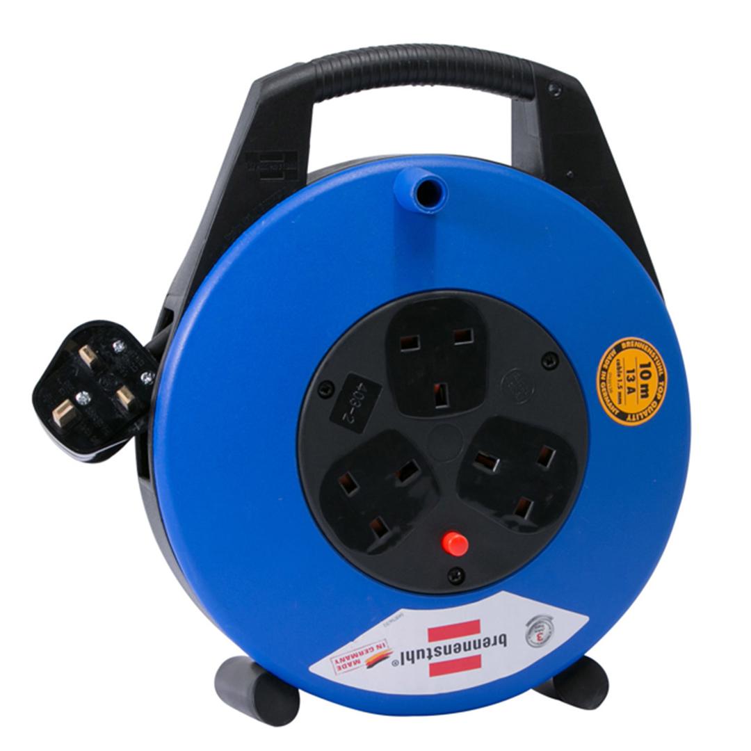 3 Closed Sockets Cable Reel - BuyonBudget % In Stock