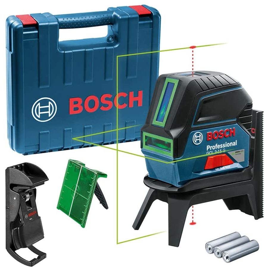 BOSCH | Professional Combi Laser Wall bracket with Carrying Case Blue ...