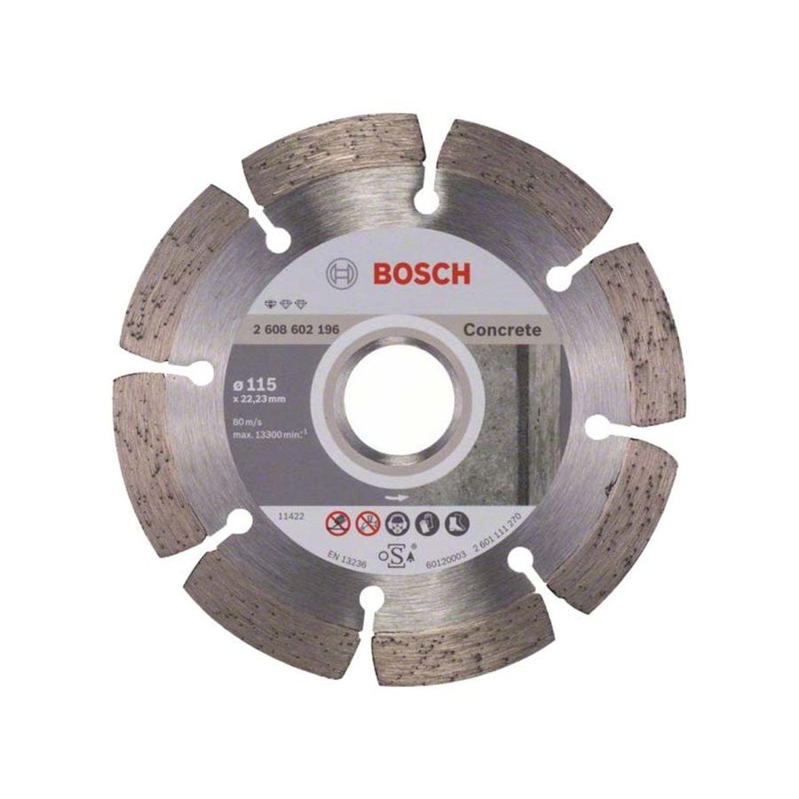 BOSCH | Professional Concrete Diamond Cutting Disc 115 mm x 22 mm | 26 ...