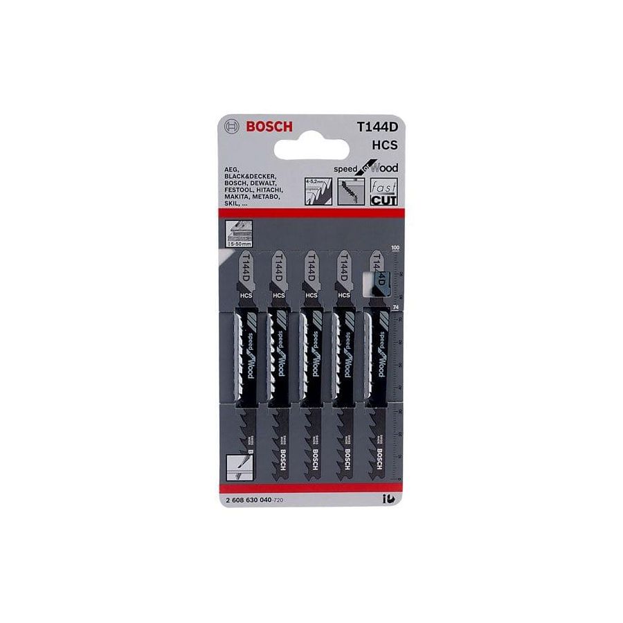 BOSCH | Professional JSB Blades Speed For Wood 5-50 mm ( Straight) | T ...