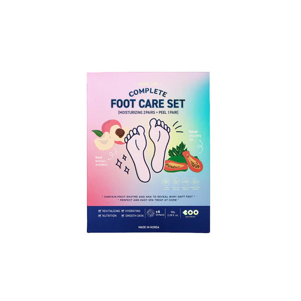 Dearboo Home Spa Complete Foot Full Care Set – 2-Step Smooth & Soft ...