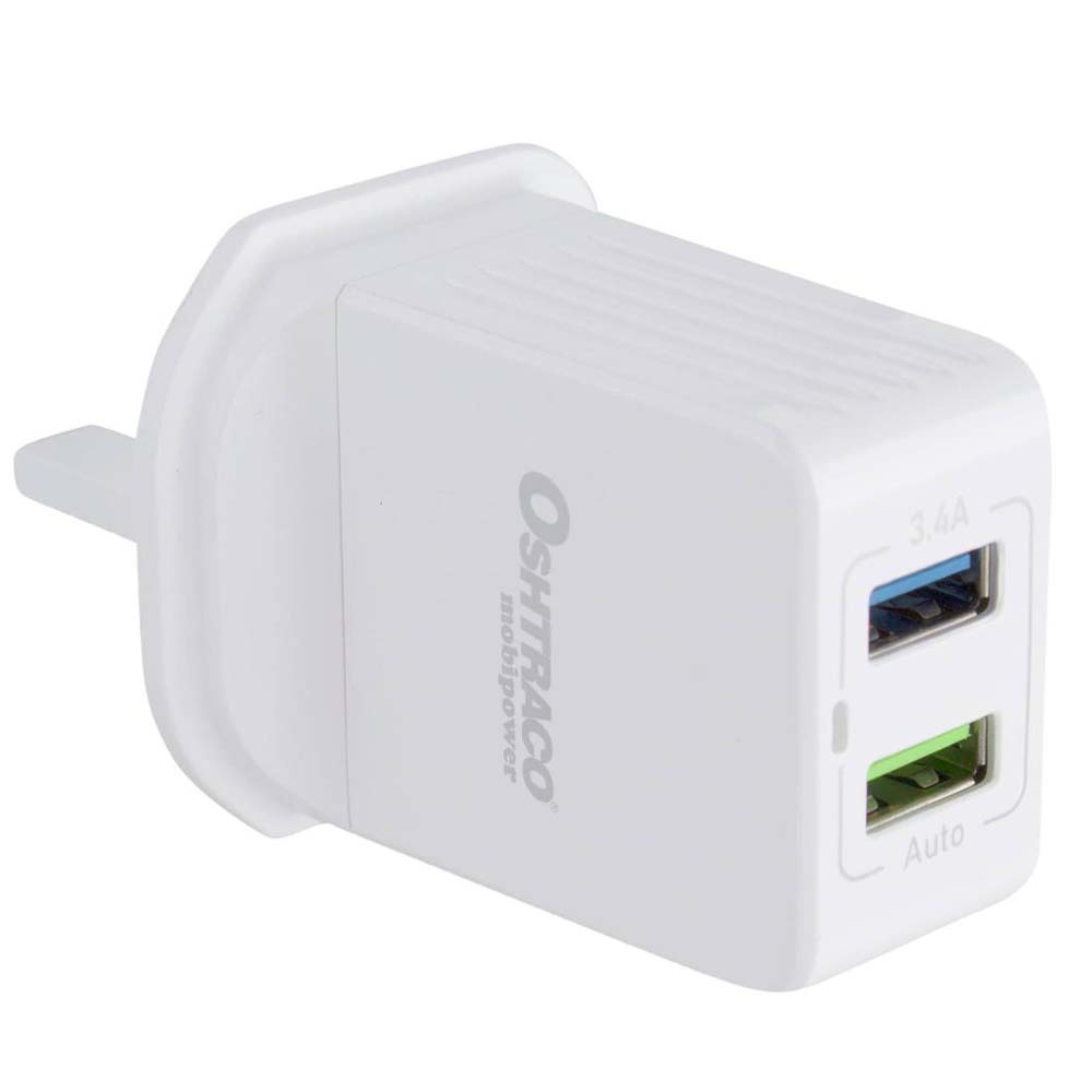 Oshtraco Dual Usb Port Wall Charger - BuyonBudget % In Stock
